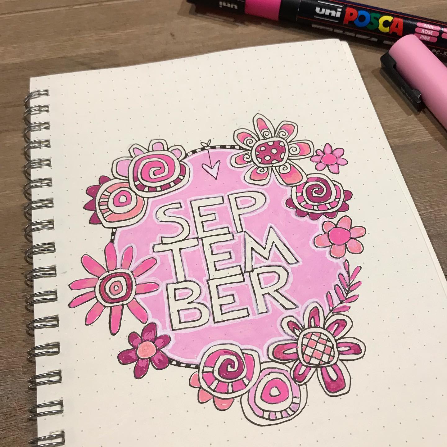 September Journal Pages – Tazi Art & Design Blog