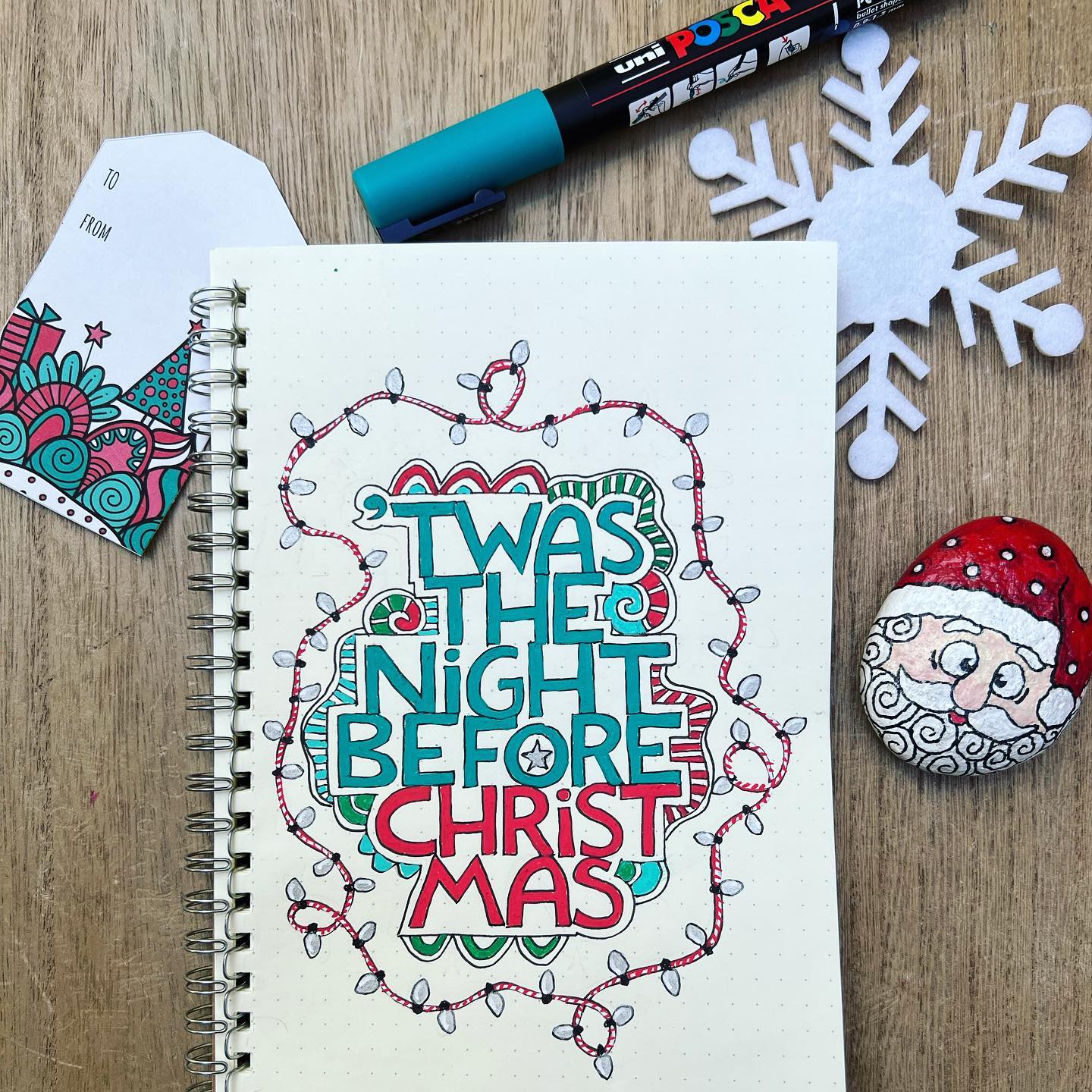 December journal pages – Tazi Art & Design Blog