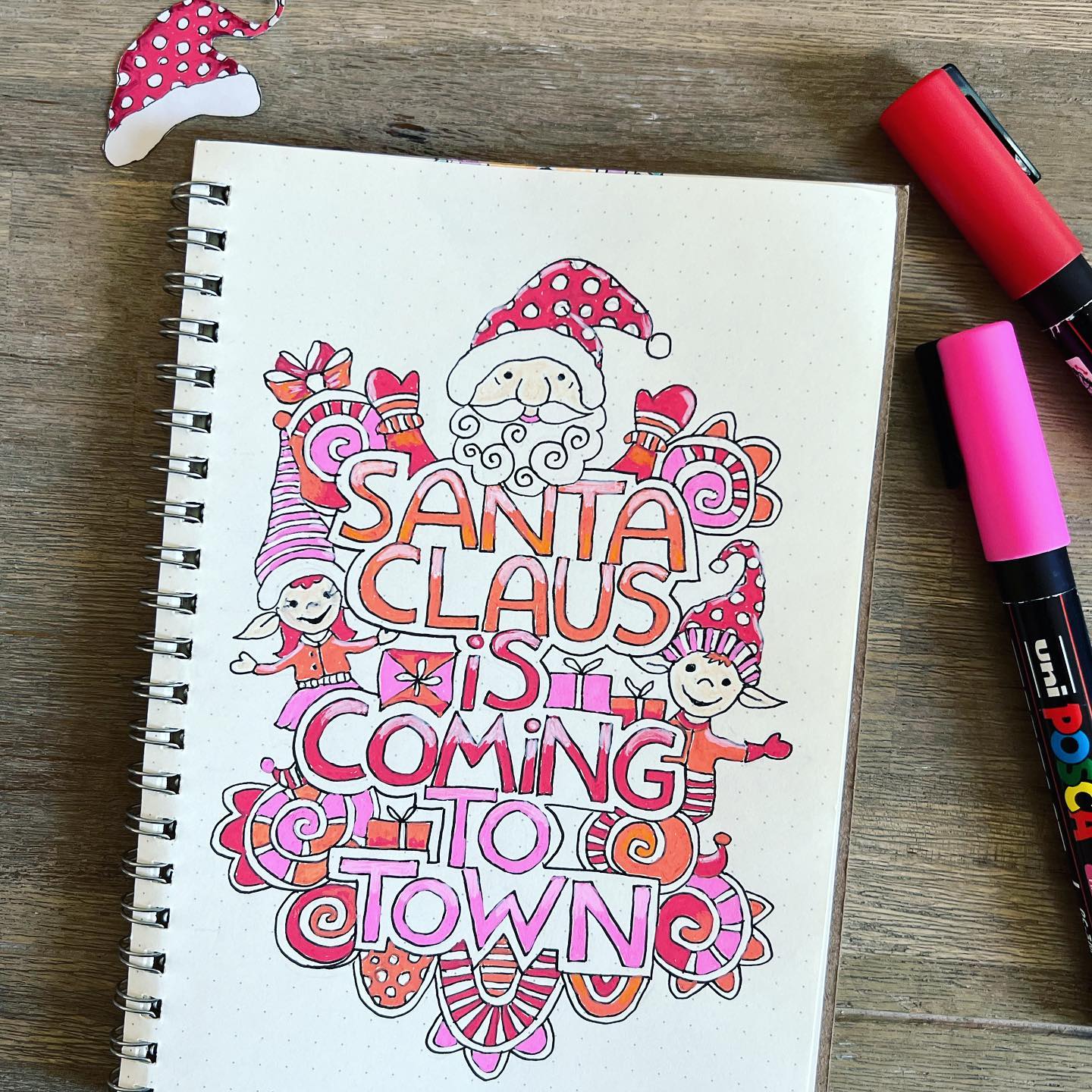 December journal pages – Tazi Art & Design Blog