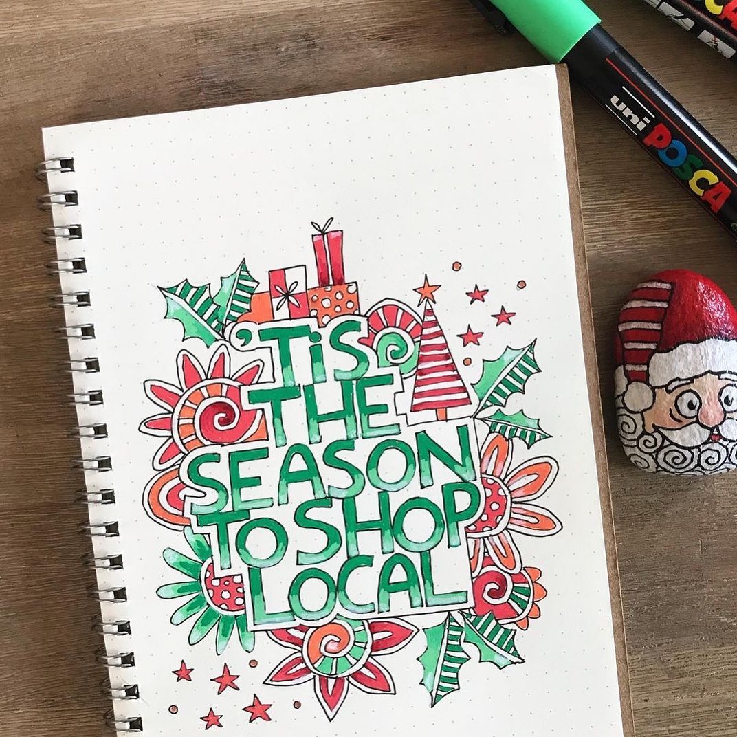 December journal pages – Tazi Art & Design Blog